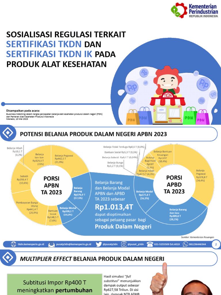 Sosialisasi Sertifikasi TKDN Alat Kesehatan | PDF