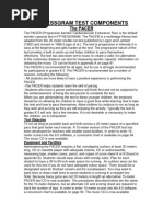 PACER Test Score Sheet Template | PDF | Sports