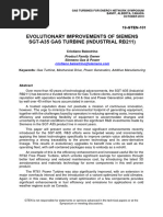 Customer Documentation: Operation & Maintenance SGT-500, SGT-600, SGT-700, SGT-750, SGT-800 ...