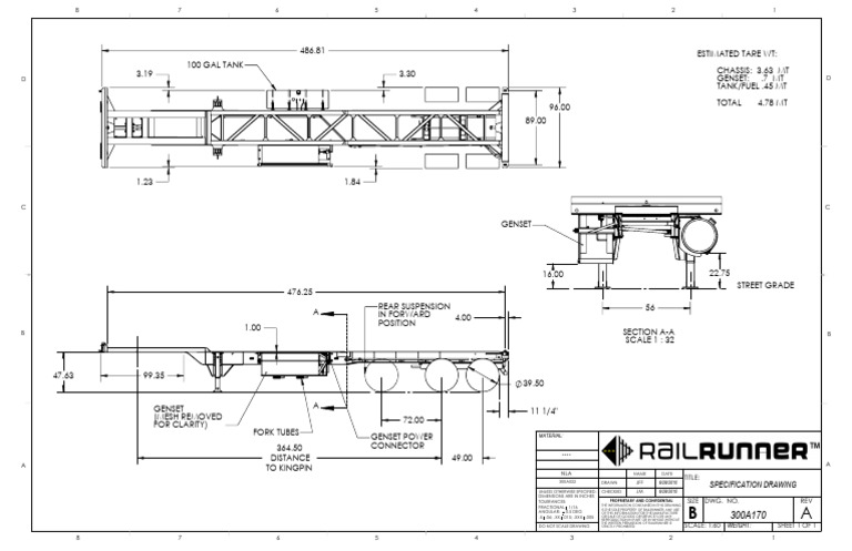 Reefer Chassis 40 DWG | PDF | Vehicles | Land Vehicles