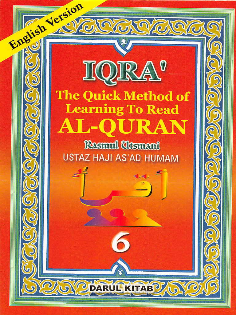 Iqra' Book 6 - Ustaz Haji As'ad Humam PDF | PDF