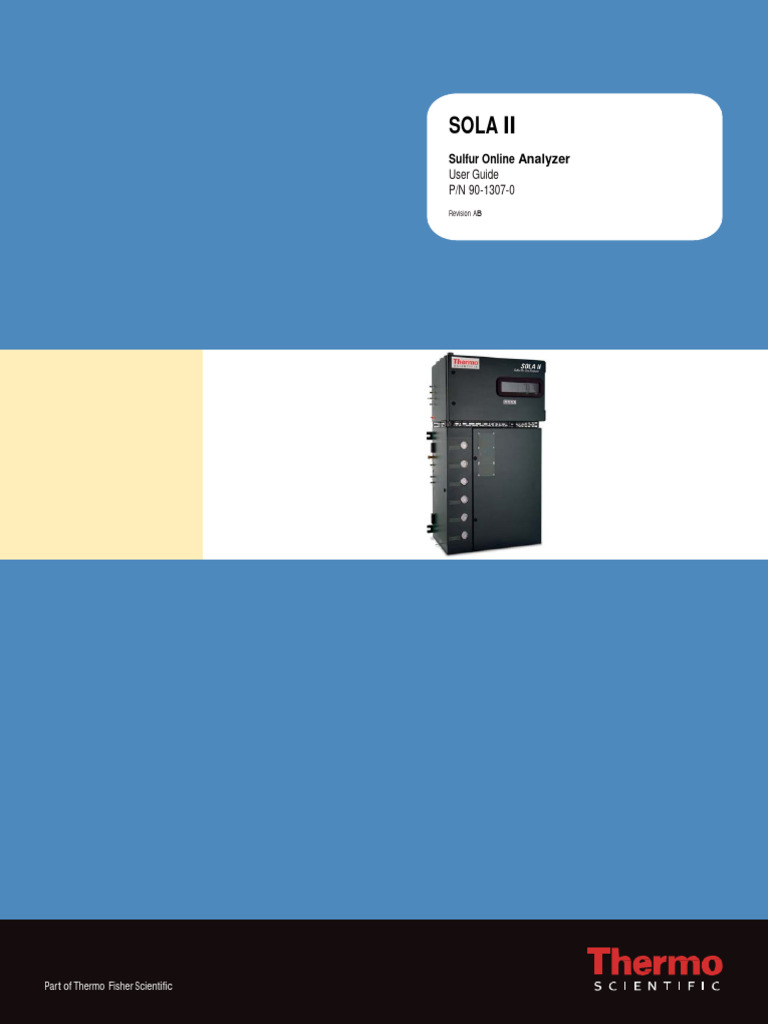 sola_ii | PDF | Parts Per Notation | Ultraviolet