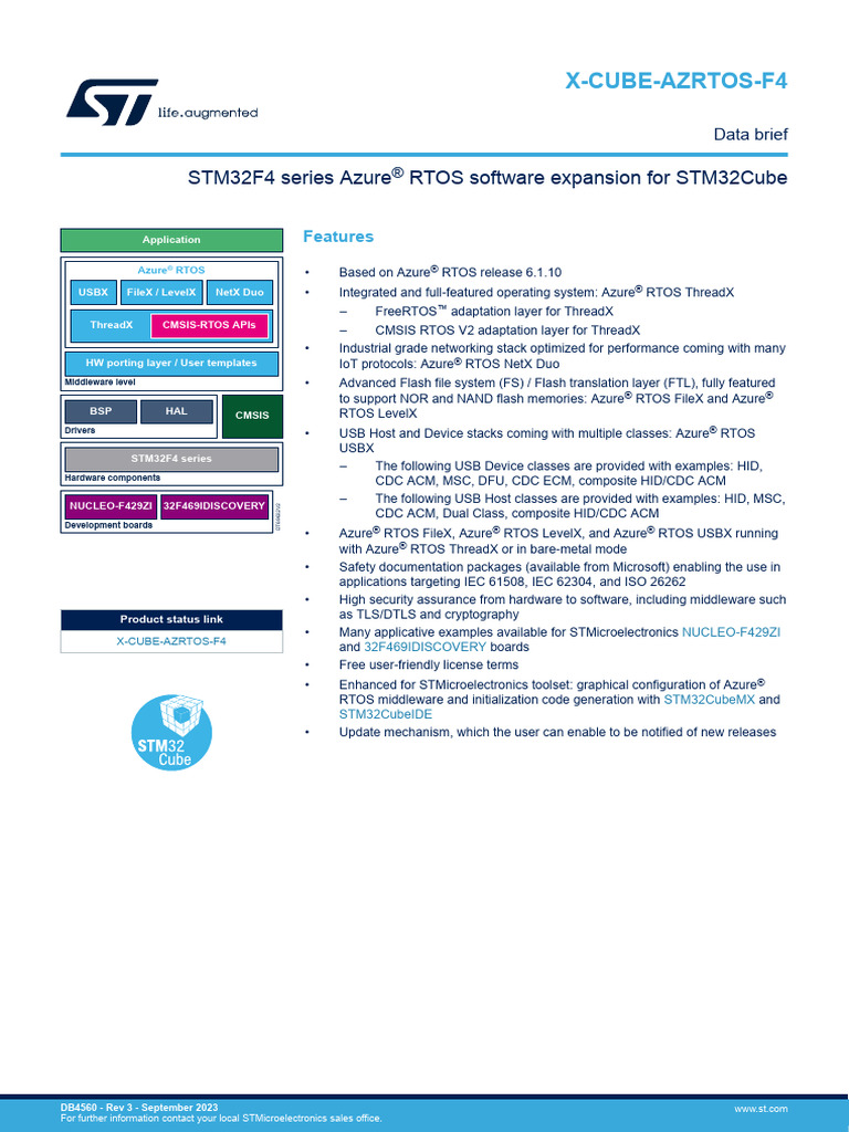 X Cube Azrtos f4 | PDF | Computer Hardware | Computer Architecture