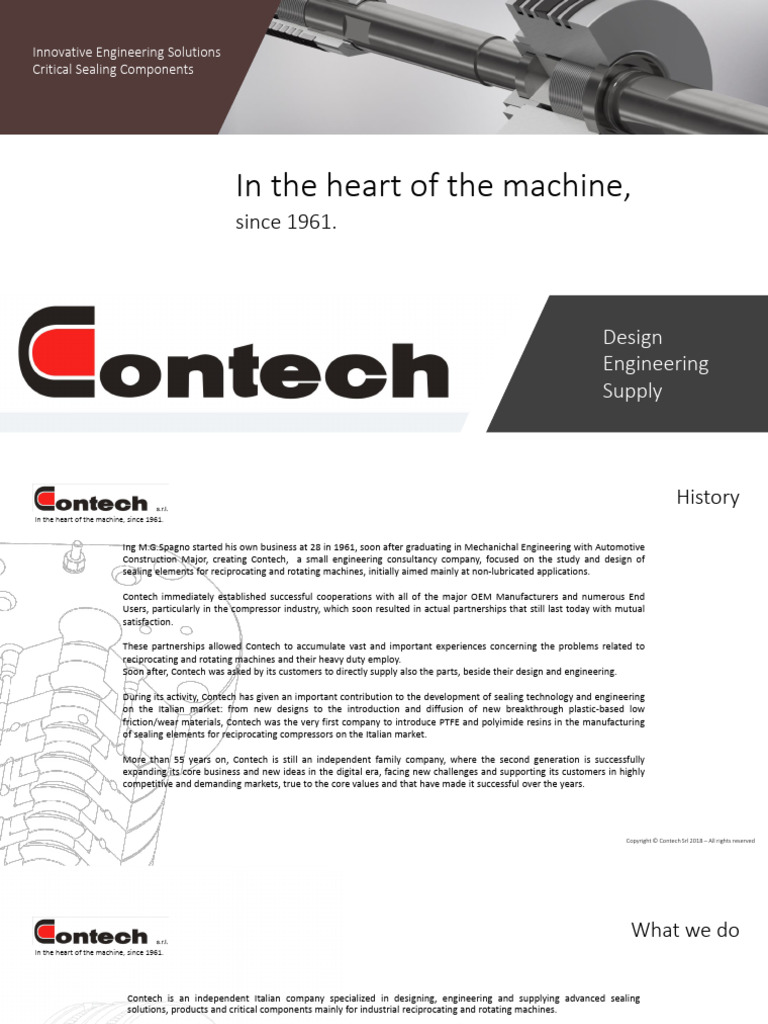 Contech_Overview | PDF | Piston | Pump