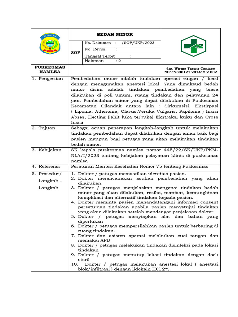 Bedah Minor | PDF