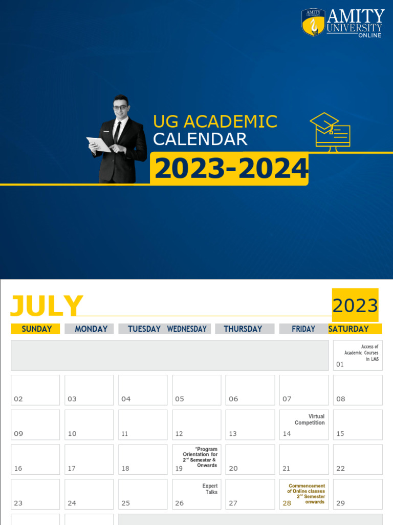 UST UG Academic Calendar 2023-2024 | PDF | Academic Term | Educational ...