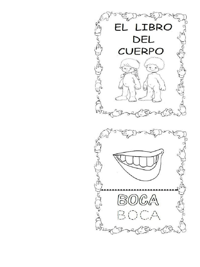 Libro Las Partes Del Cuerpo | PDF