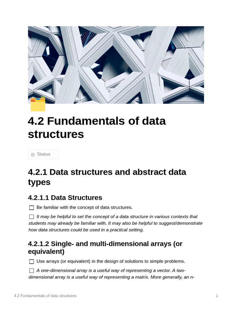 4.2 Fundamentals of Data Structures | PDF | Vertex (Graph Theory ...
