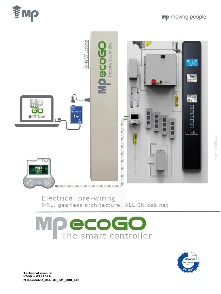 MP EcoGO.+MRL,+Gearless+Architecture,+ALL In+cabinet+ | PDF | Lighting ...
