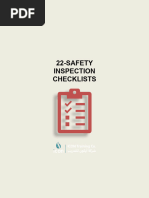 Safety Representative Inspection Checklist | PDF | Personal Protective ...