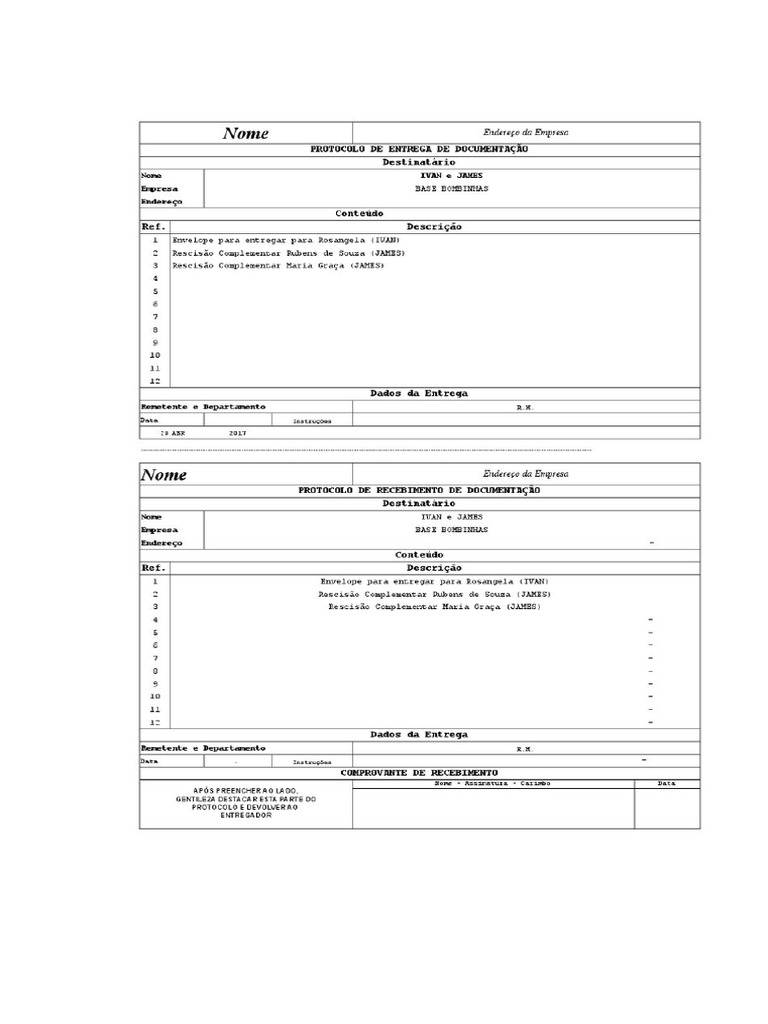 Protocolo Word 1 | PDF