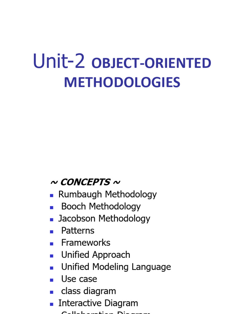 Ooad Methodology and Uml | PDF | Unified Modeling Language | Use Case