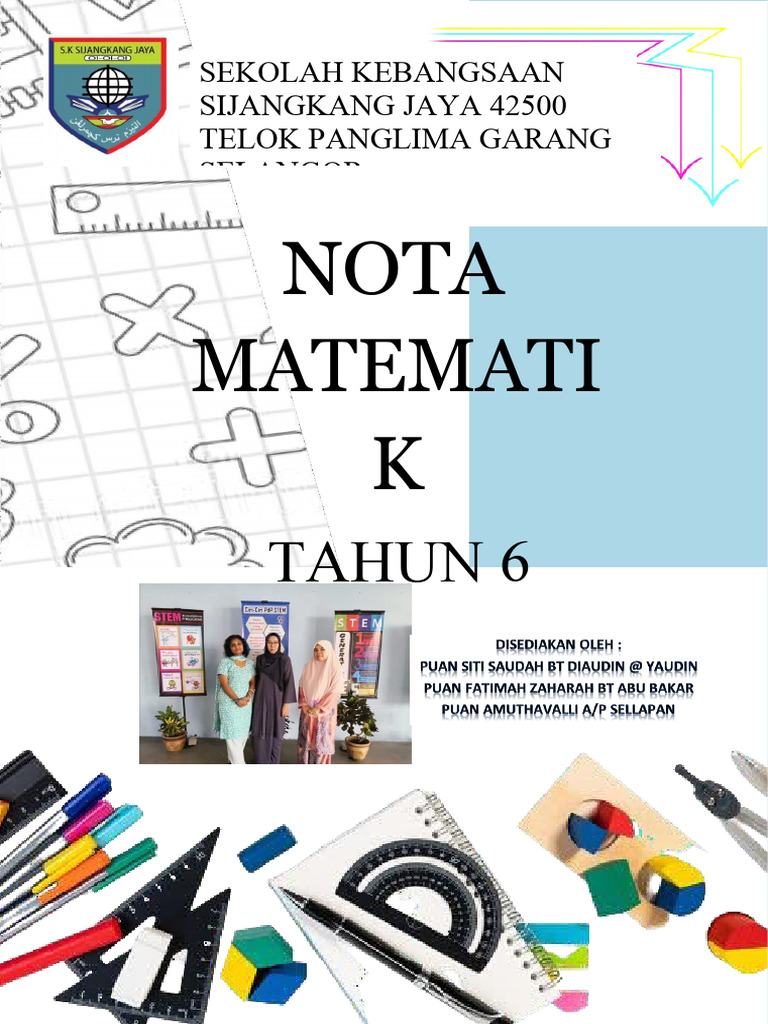 Nota Matematik Tahun 6 | PDF