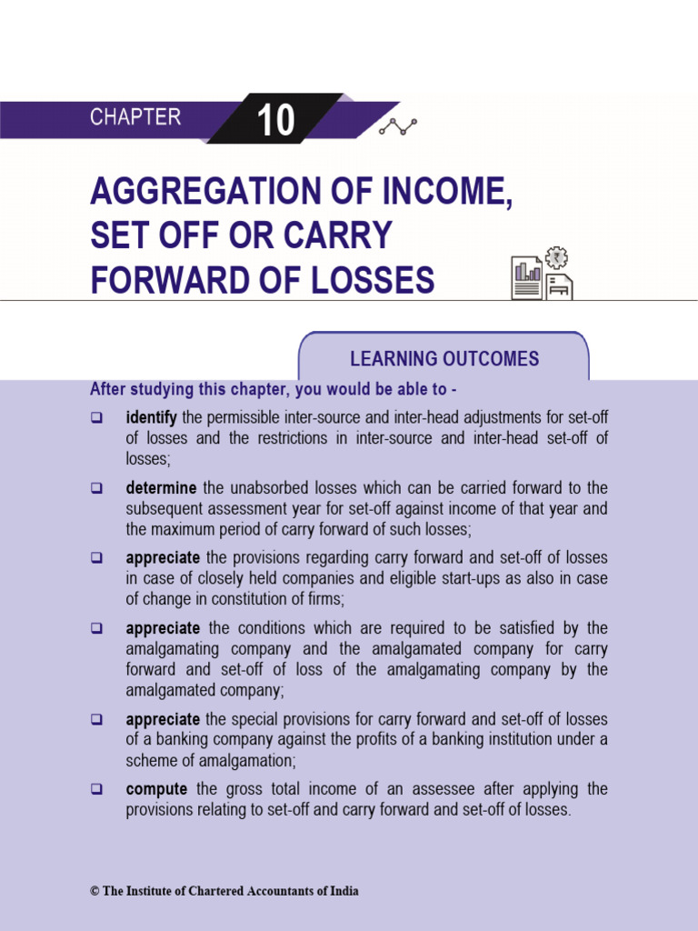 Income Loss Set-Off & Carry Forward Guide | PDF | Capital Gains Tax ...