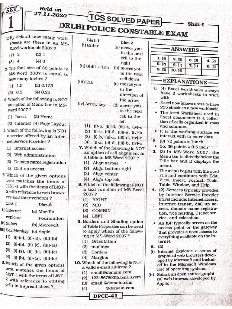100 PYQ on Computer | PDF