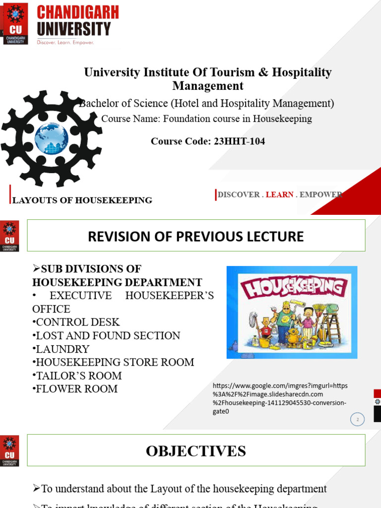 Housekeeping Department Layout Overview | PDF