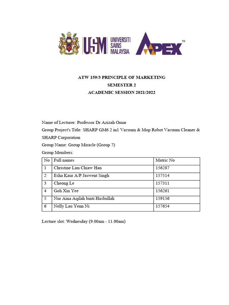 Atw 159-Full Report | PDF | Advertising | Vacuum Cleaner