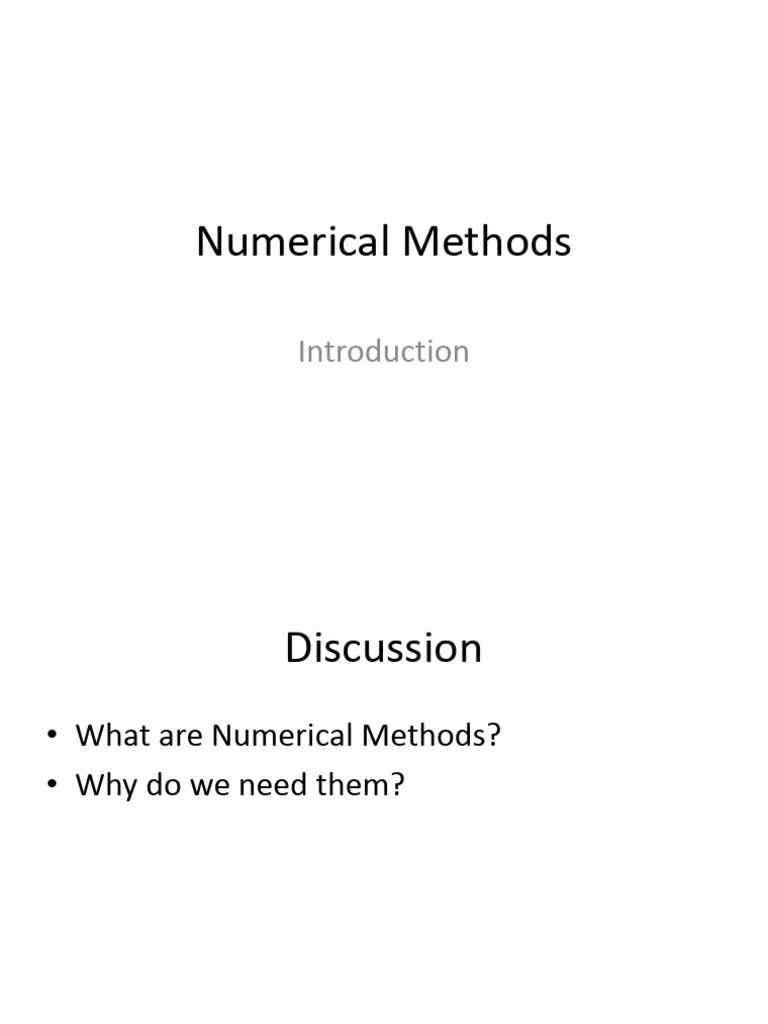 Numerical Methods Chapter 1 3 4 | PDF | Numerical Analysis ...