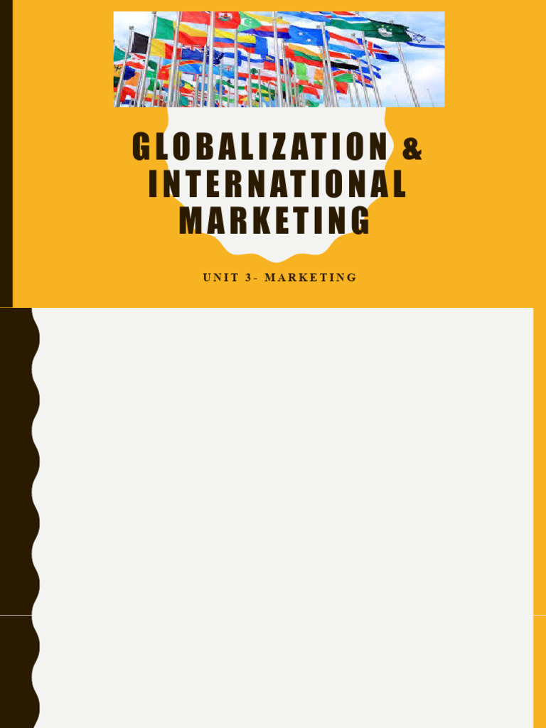 Globalization's Impact on International Marketing | PDF | Globalization ...