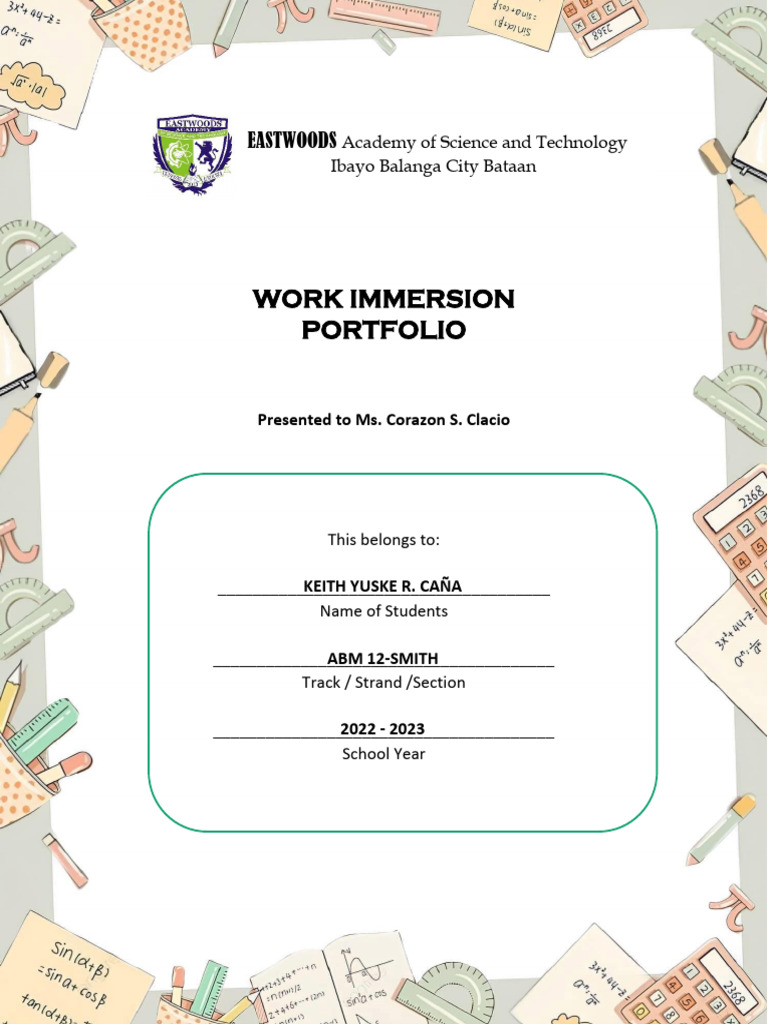 Portfolio Partial Template | PDF | Career & Growth