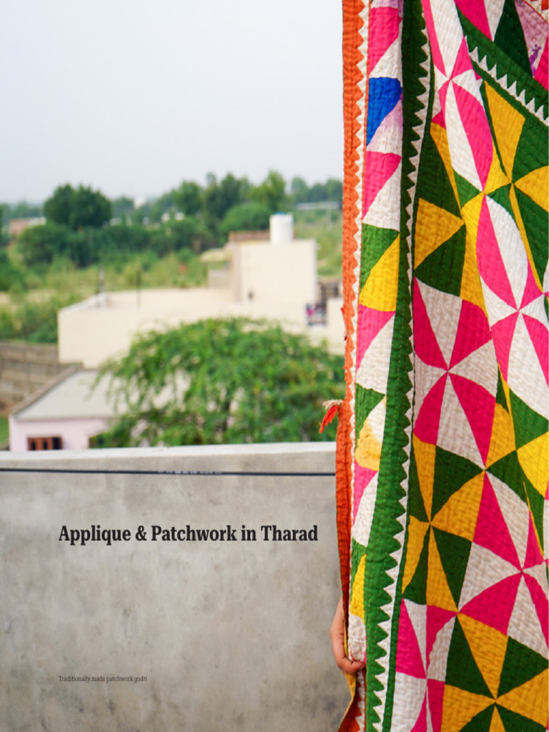 Applique and Patchwork in Tharad | PDF | Appliqué | Patchwork