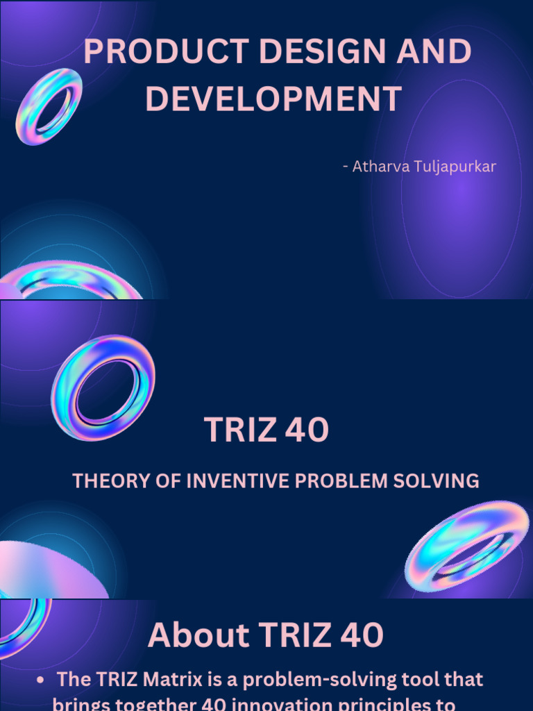 Triz 40 | PDF | Computers