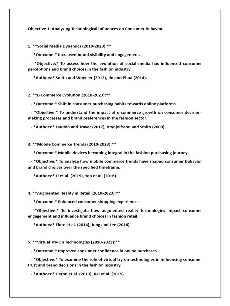 Objective 1 | PDF | Brand | Fashion