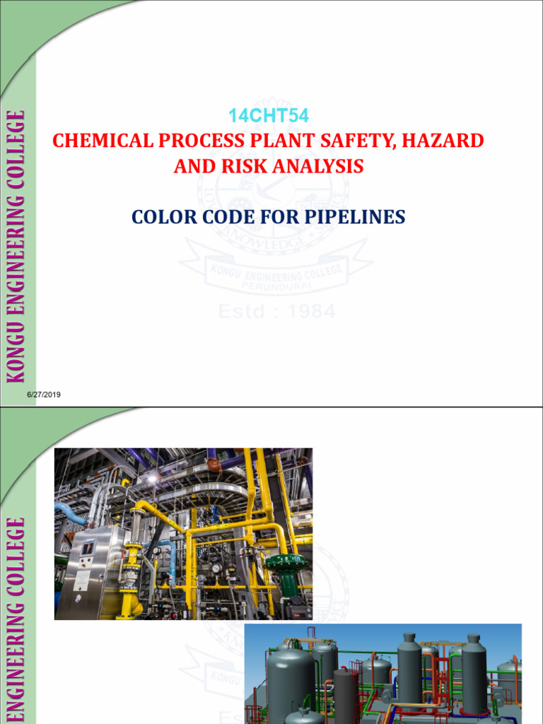 Color Codes For Pipeline | PDF | Pipe (Fluid Conveyance) | Pipeline Transport
