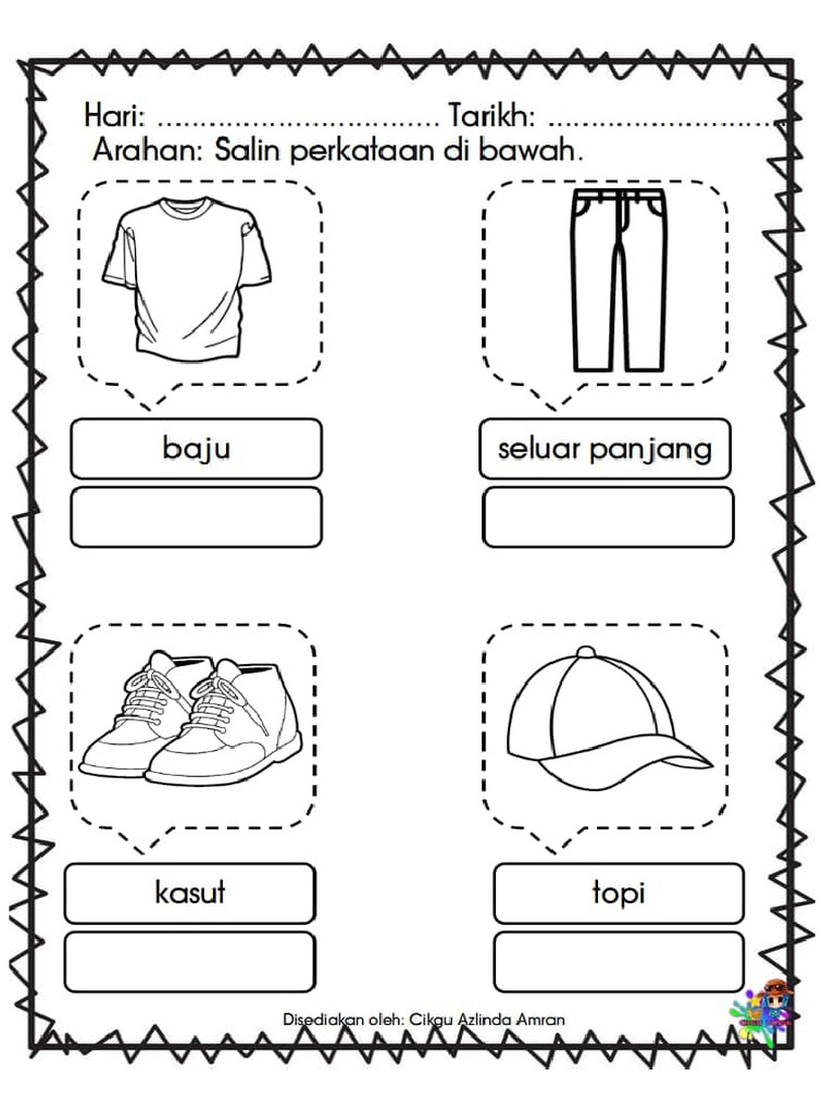 LK Tema Pakaian | PDF
