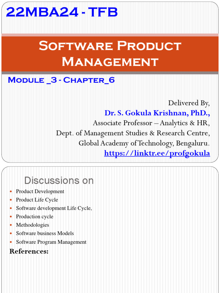 TFB M3 C6 Software Production Management | PDF | Software Development ...