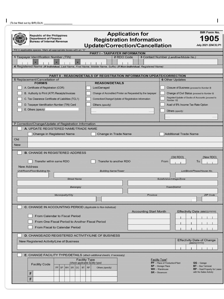 (To Be Filled Out by BIR) DLN | PDF | Identity Document | Receipt