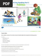 A2 Key Speaking: Food Discussion | PDF