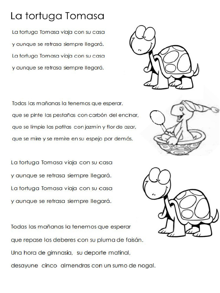 La Tortuga Tomasa. | PDF