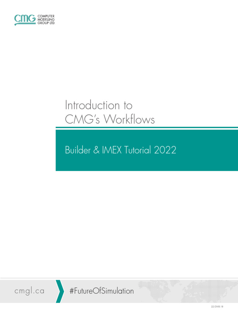Introduction To Cmg S Modelling Workflows Pdf Computer File Button Computing