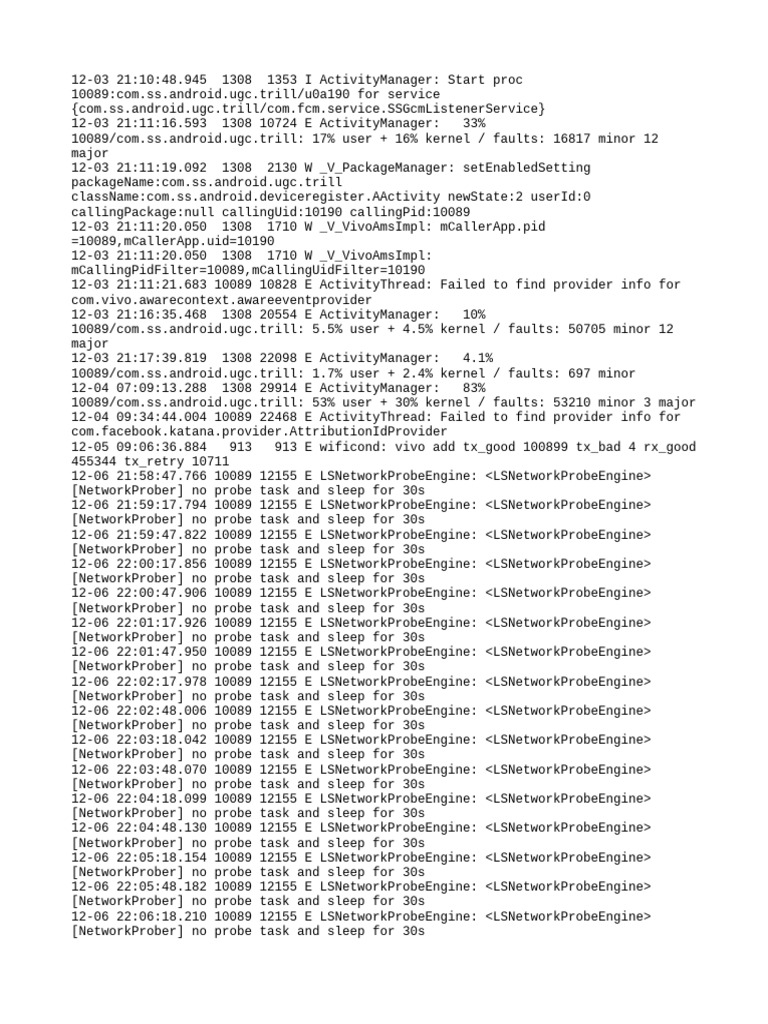 Log | PDF | Computing | Computer Data