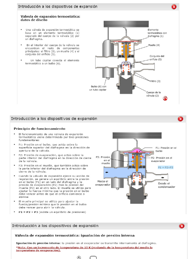 guia de valvula de expansion | PDF