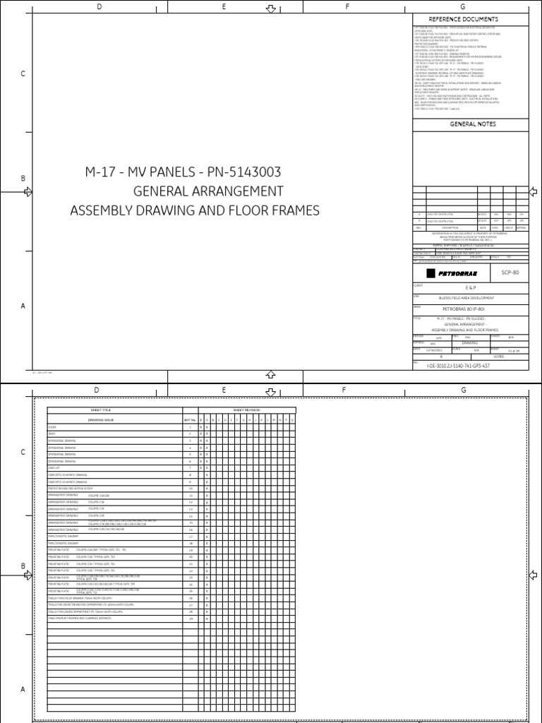 M-17 - MV PANELS - PN-5143003 General Arrangement Assembly Drawing and ...