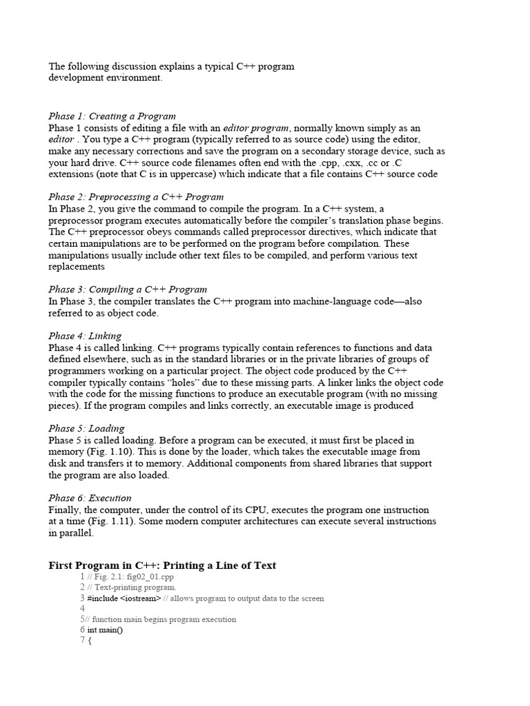 C++ Introd | PDF | Programming | Computer Program