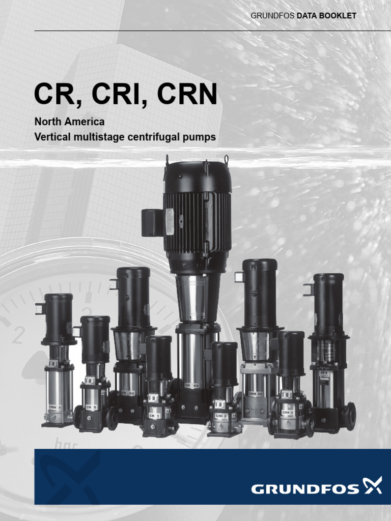 Grundfosliterature-CR, CRI, CRN 60 HZ | PDF | Pump | Electric Motor