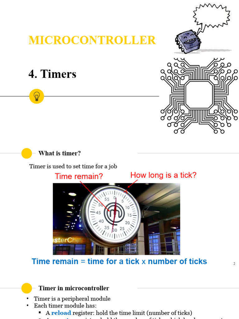 Timers and Interrupt | PDF | Timer | Microcontroller