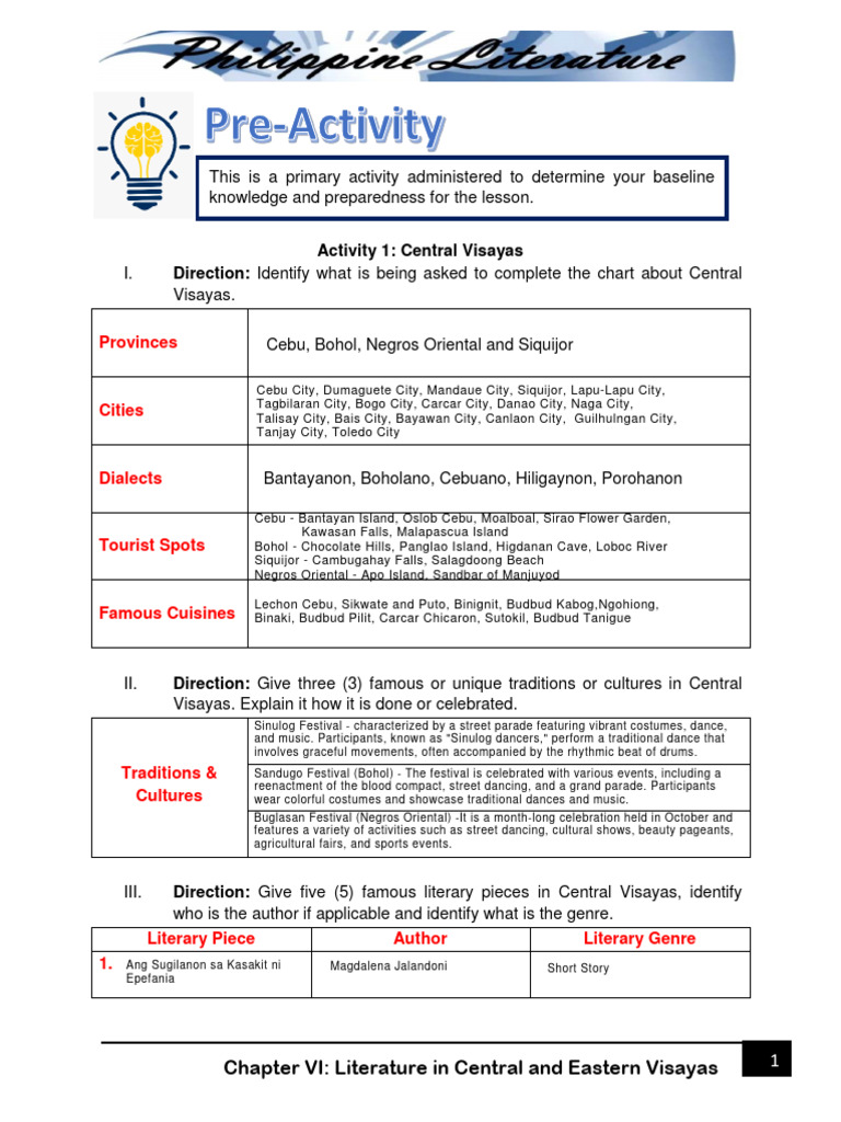 Chapter Vi - Preactivity | PDF | Cebu | Philippines