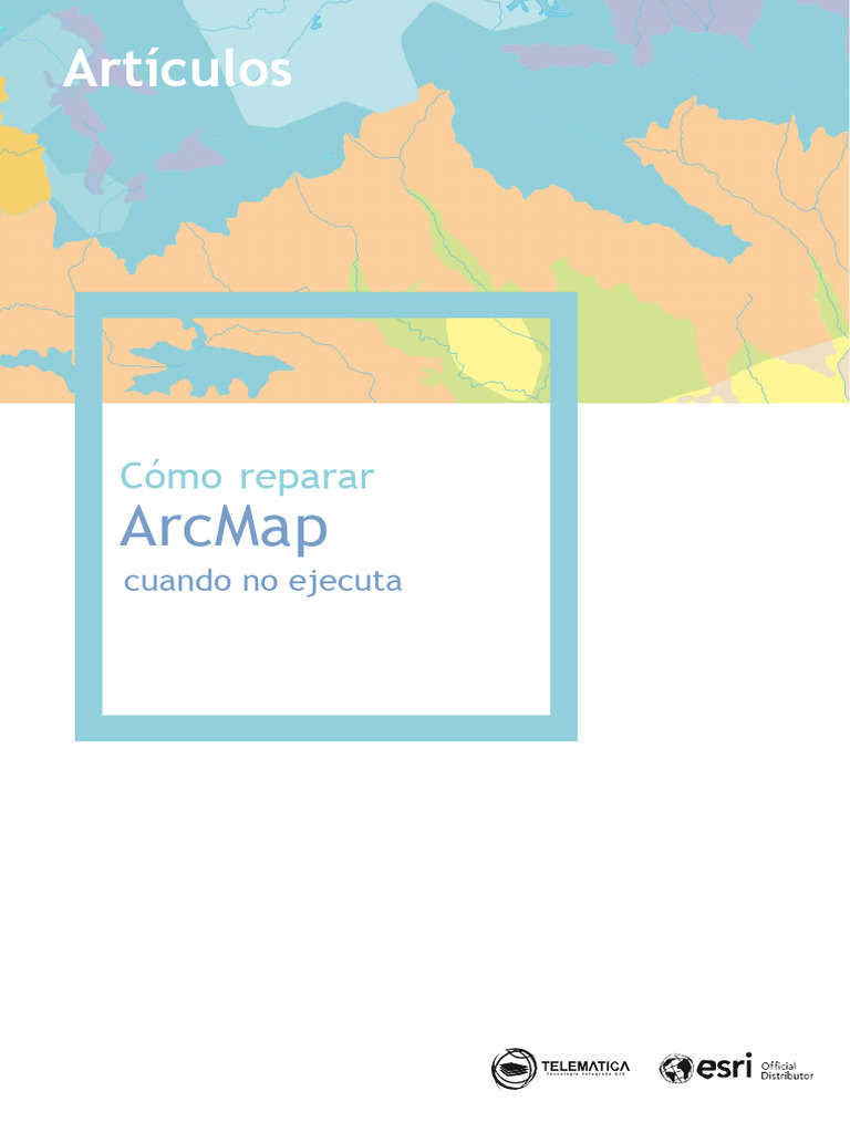 Como Reparar ArcMap Cuando No Ejecuta | PDF | Registro de Windows | Ingeniería Informática