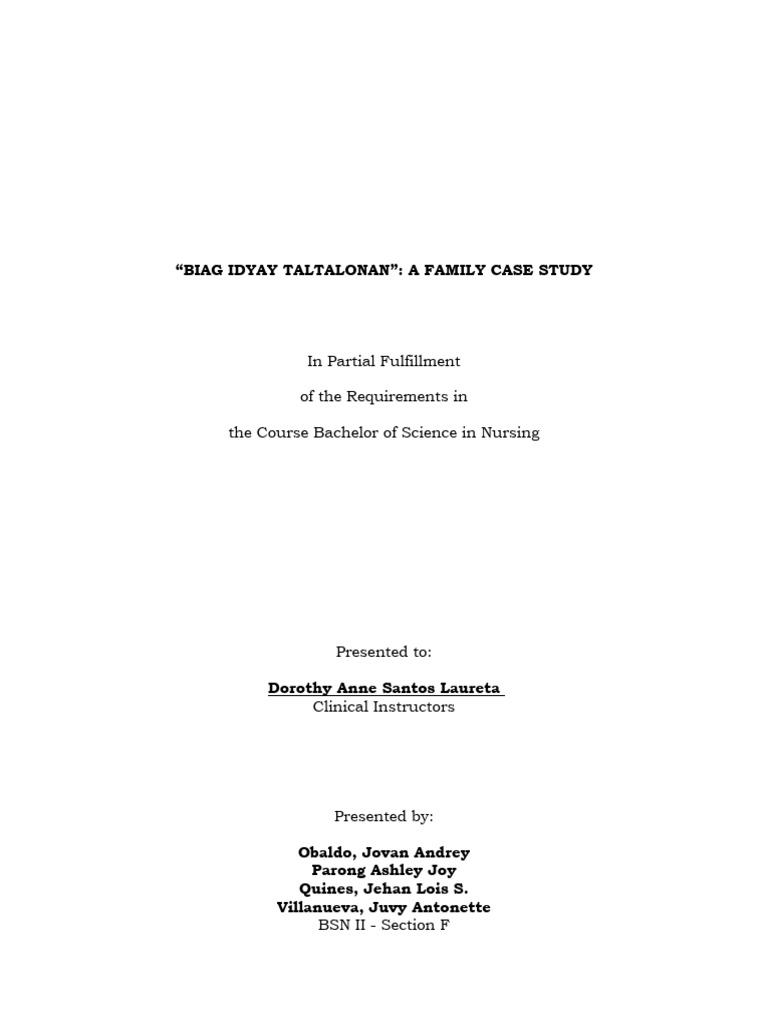 FCS Template 1 1 | PDF | Nursing | Hazards