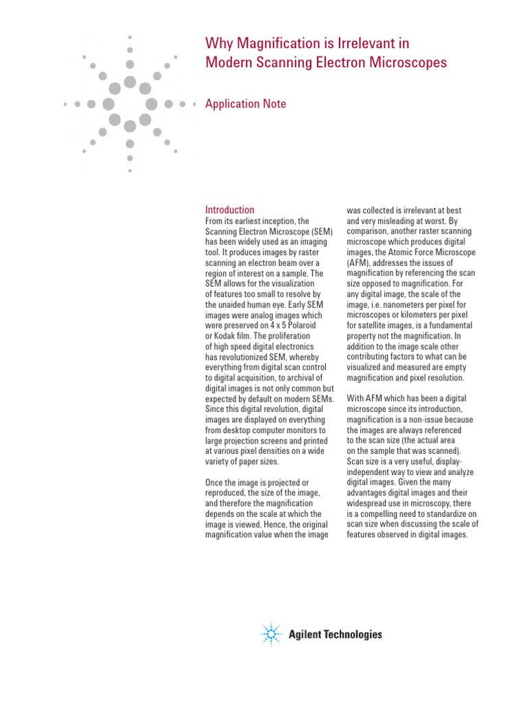 Micros | PDF | Scanning Electron Microscope | Pixel