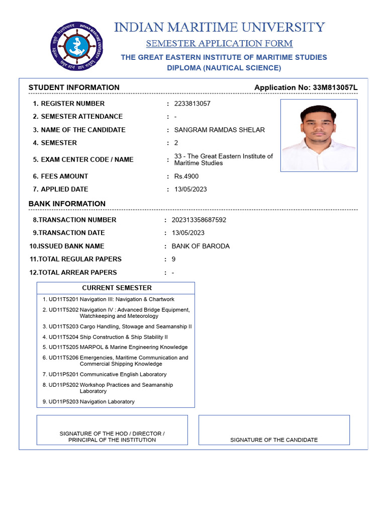 Print - Application IMU Sem2 | PDF