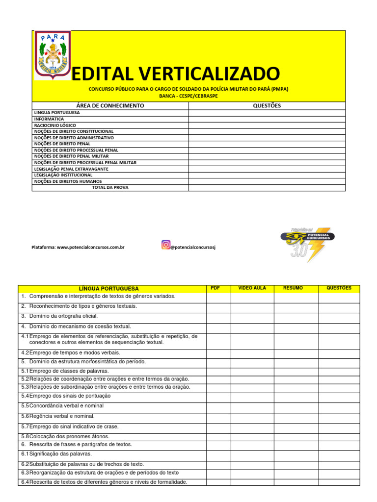 Edital Verticalizado Pmpa 2023 Cebraspe | PDF | Crime e Violência | Crimes Edital Verticalizado Pmpa 2023 Cebraspe | PDF | Crime e Violência | Crimes