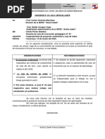 Informe Técnico Pedagógico 2025 - Primer Bimestre | PDF | Maestros | Enseñando