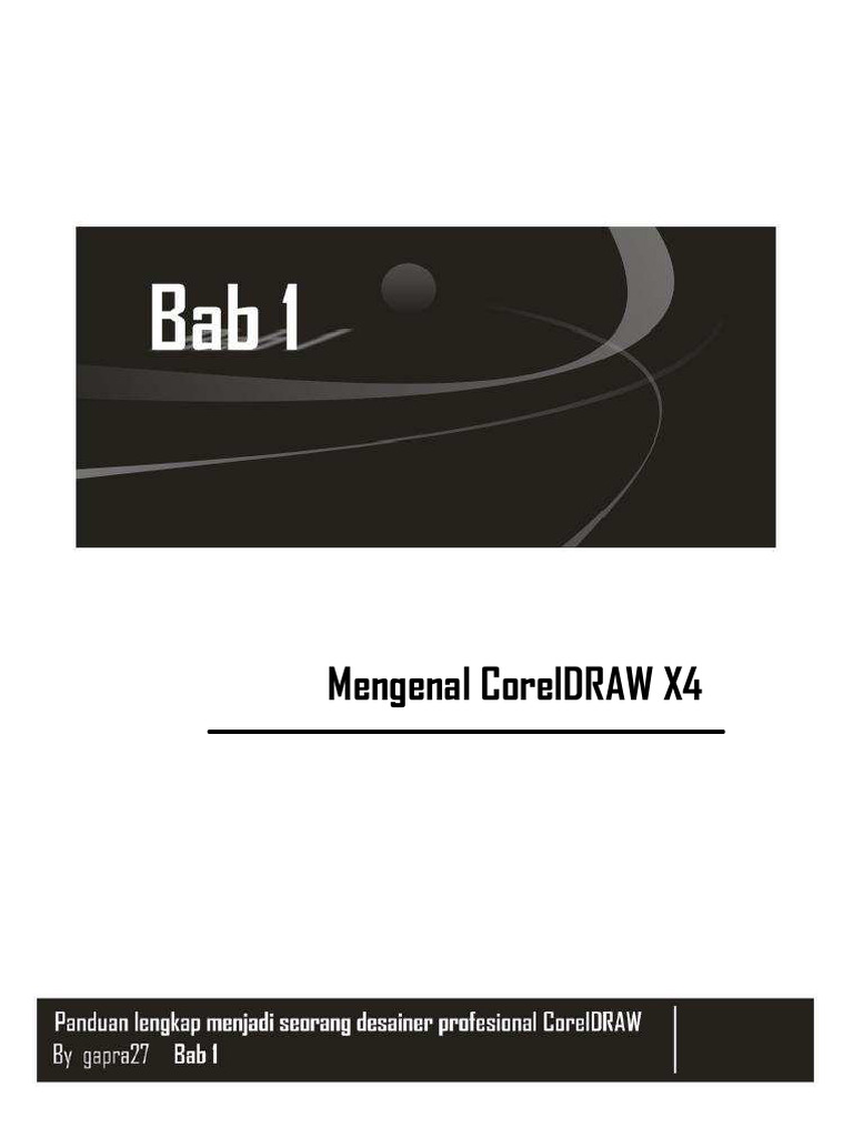 Panduan CorelDRAW X4 untuk Desain Grafis | PDF | Komputer