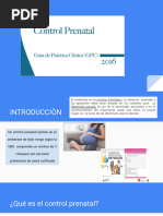 Control Prenatal GPC 2016 MSP | PDF | El embarazo | Parto prematuro