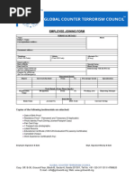 Sample Employee Registration Form | PDF | Law